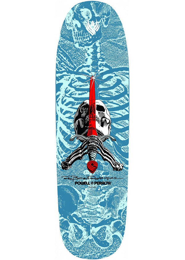 Powell Peralta Rodriguez Skull & Sword 3 Flight Skateboard Deck - PRFO Sports