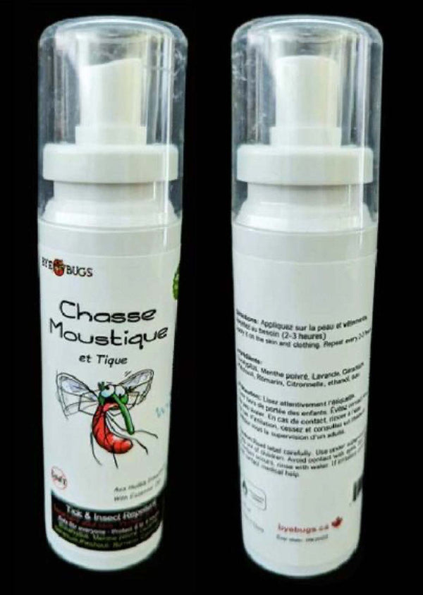 BYE BUGS Mosquito Repellent Bottles - PRFO Sports