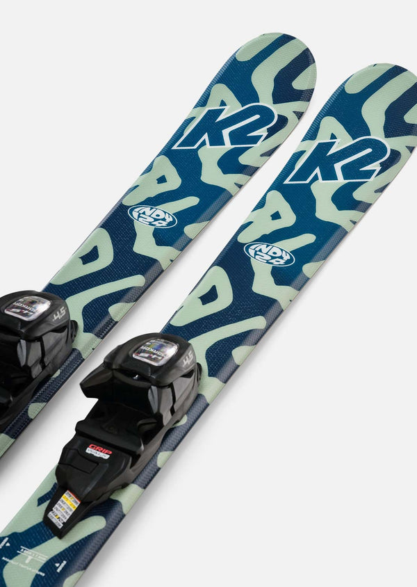K2 Junior Indy 4.5 FDT Large Plate Ski Kit - PRFO Sports