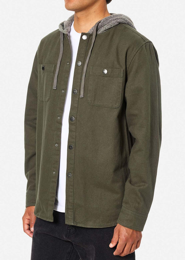 Katin Men's Harold Hood Flannel Button Up Shirt - PRFO Sports