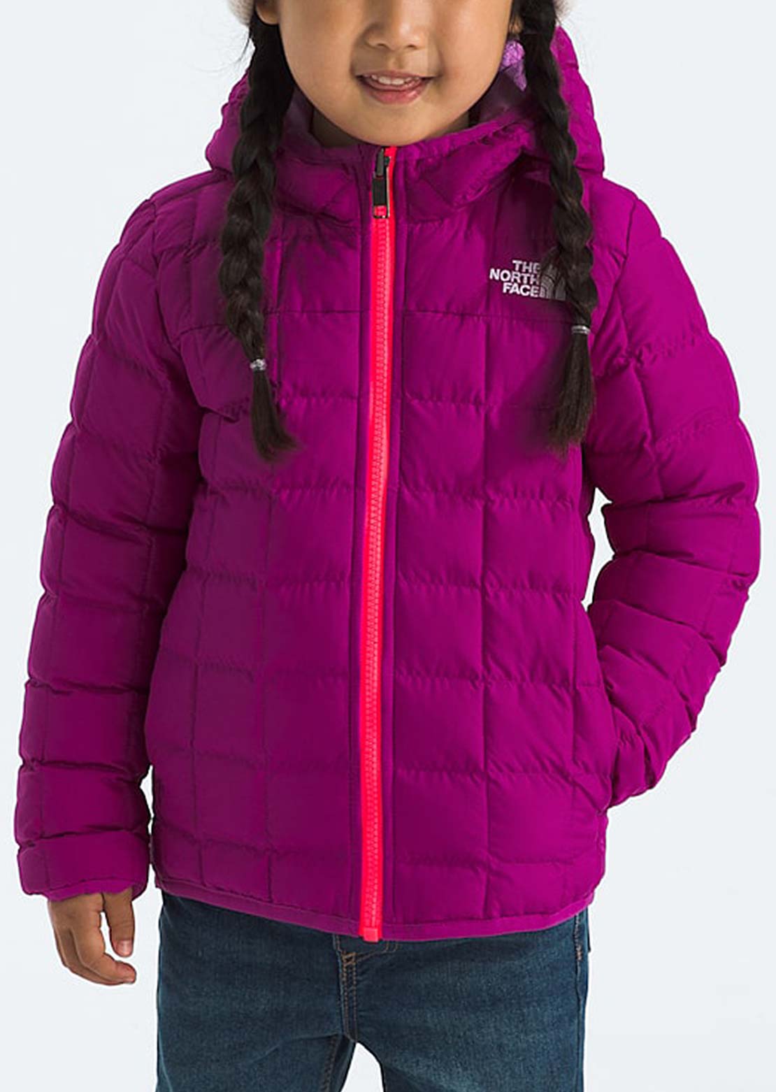 The North Face Toddler Reversible ThermoBall Hooded Jacket PRFO Sports