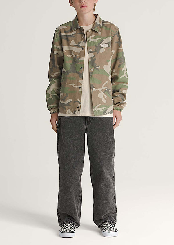 Vans Junior Torrey Canvas Coach Jacket - PRFO Sports