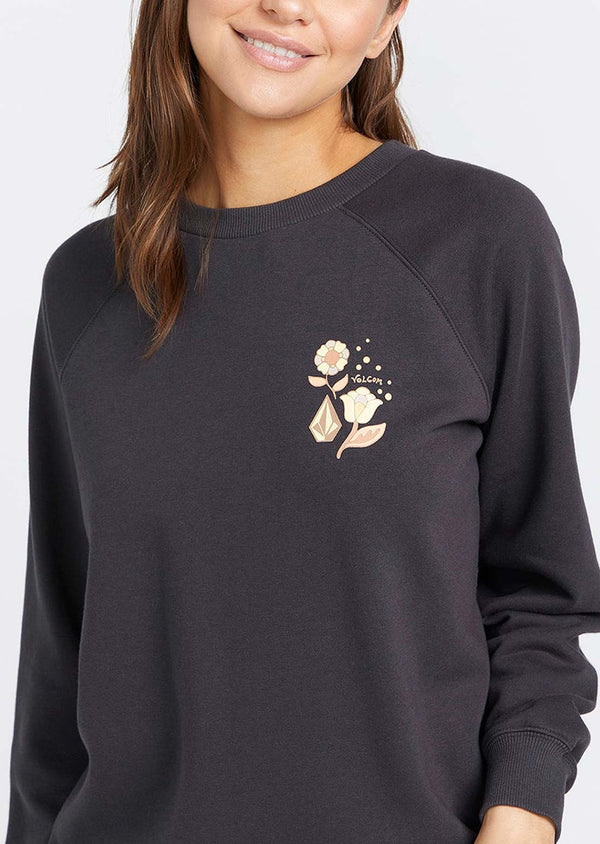 Volcom Women's Sun Keep Magic BF Crew Sweater - PRFO Sports
